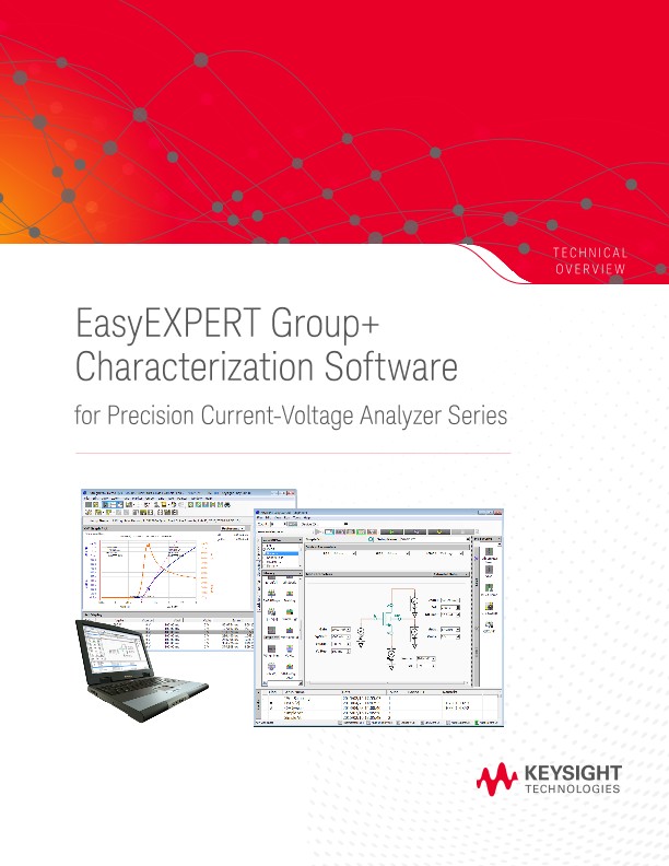 EasyEXPERT Group+ Characterization software for Precision Current-Voltage Analyzer Series PDF ...